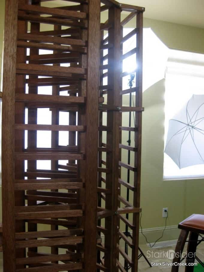 Wine Cellar Project: Installing corner racks (photos)