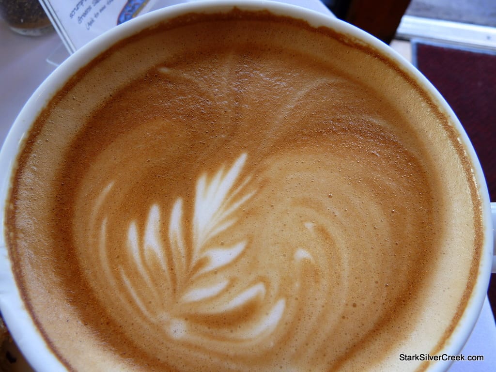 Ocean-side office with latte on the side | Stark Insider