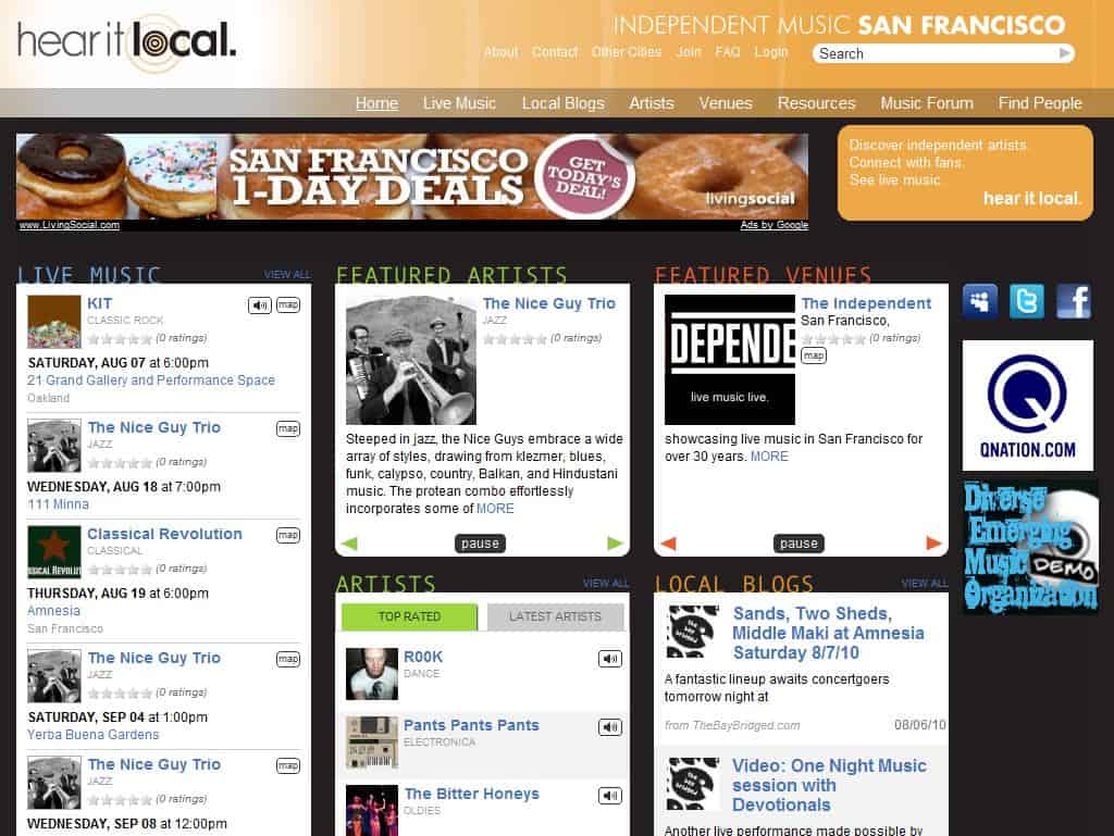 New local music website launches in San Francisco | Stark Insider