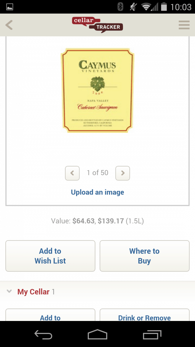 CellarTracker apps now available for iPhone, Android, Windows Phone ...