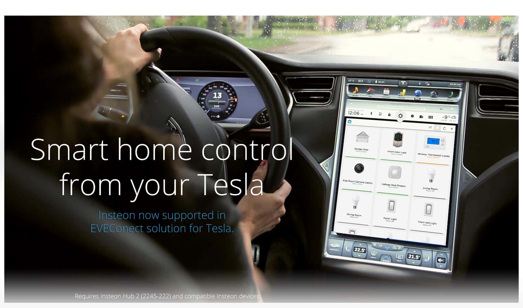 Tesla owners can now control Insteon devices from the touchscreen ...